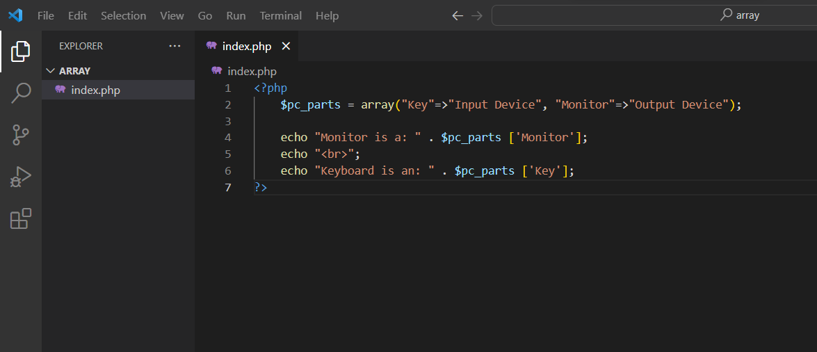 What Are The Types Of Array In Php Plz Provide An Explanation With An Example Aiops